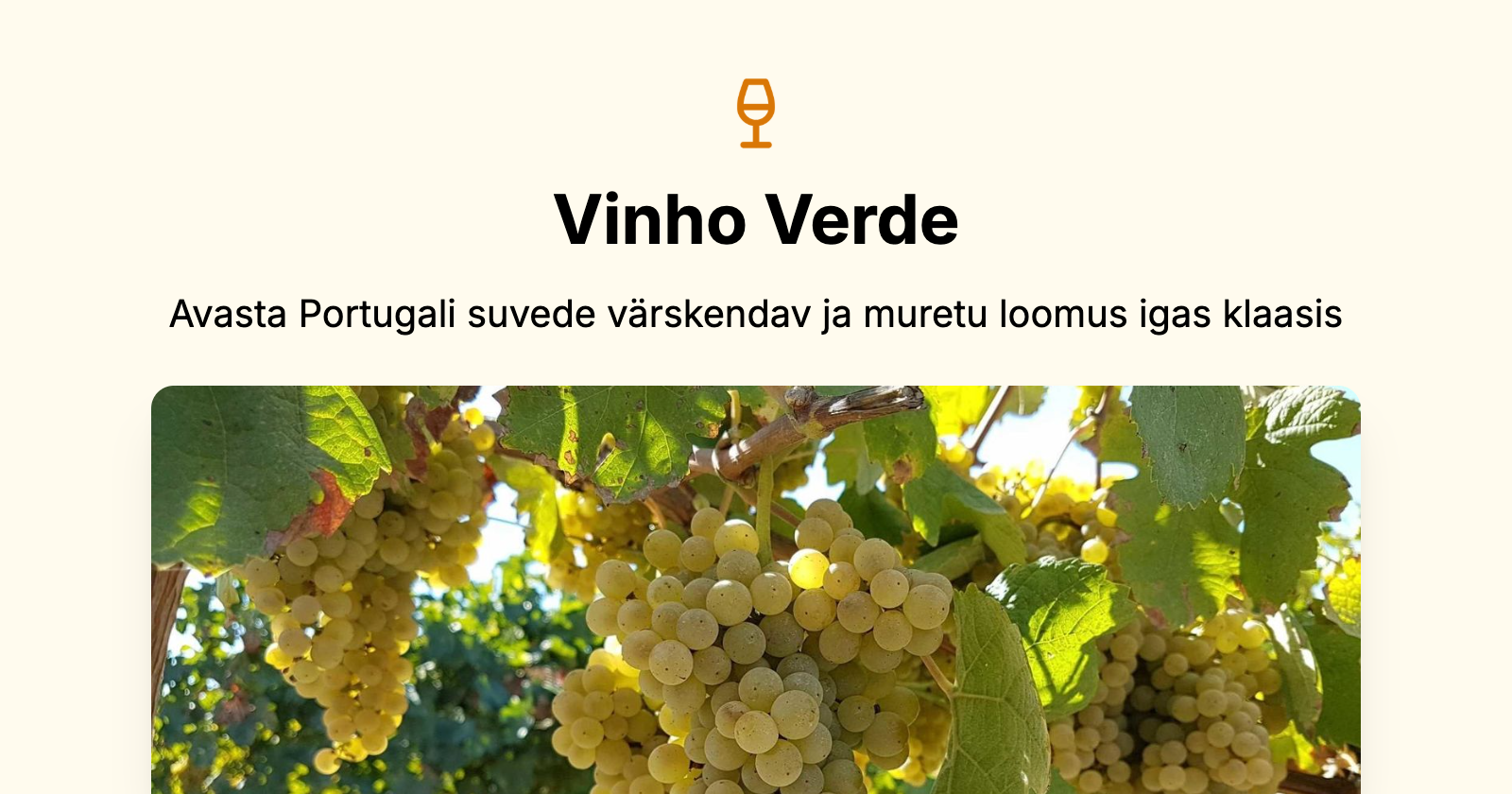 Vinho Verde veinid